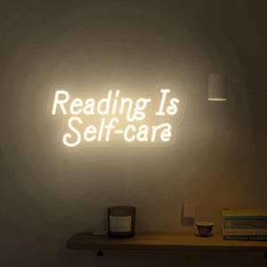 Reading is Self Care Sign, Reading Room Wall Decor, Book Lover Gifts ...