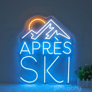 Après-ski Neon Sign, Après-ski Social Club Neon Sign, Apres Ski Wall ...