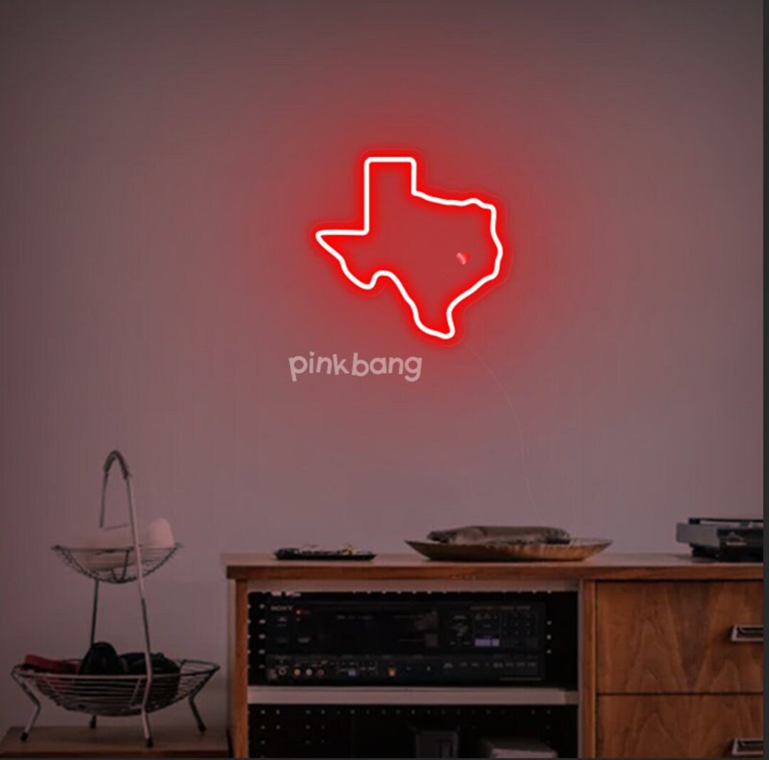 USA Map Neon Sign, United States Map Led Neon, Custom Country Map Led ...