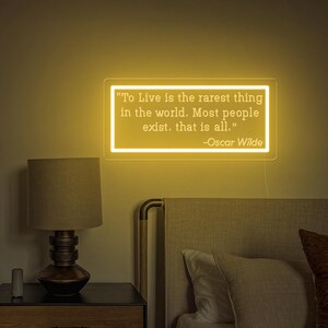 Inspirational Personalized Quote Sign, Custom Quotes Led Sign ...