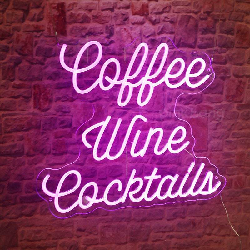 Cocktail Neon Sign - Etsy