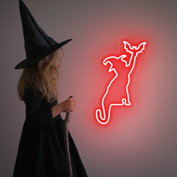 Witch Hat Neon Sign - Etsy