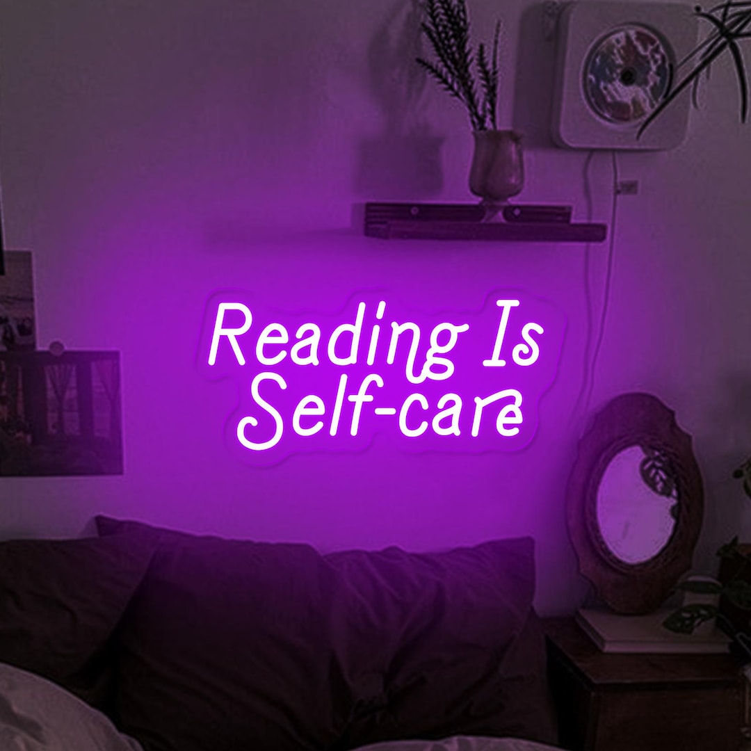 Reading is Self Care Sign, Reading Room Wall Decor, Book Lover Gifts ...