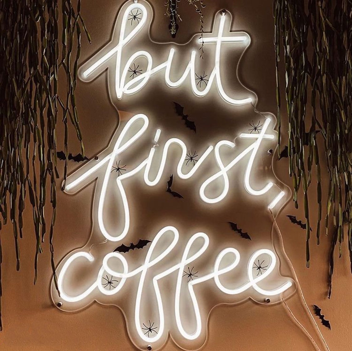 But First Coffee Neon Signcafe Neon Decorationbut First - Etsy