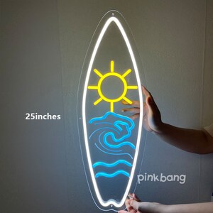 Surfboard LED Neon Sign,gifts for Surfers,surf Wall Art Decor,hawaii ...