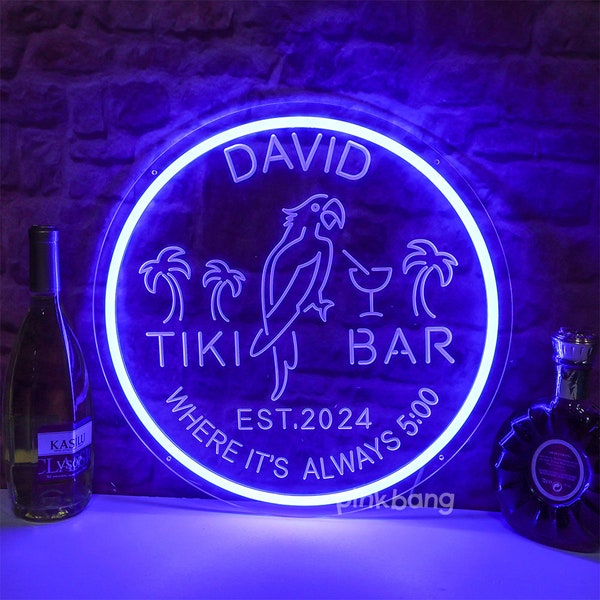Neon Bar Sign - Etsy