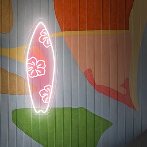 Surfboard LED Neon Sign,gifts for Surfers,surf Wall Art Decor,hawaii ...