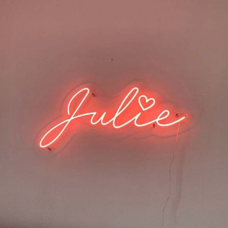 Custom Name Neon Sign: Baby Girl Nursery Decor - Etsy