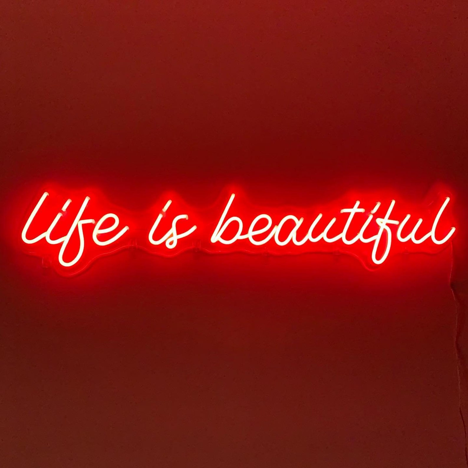 Life is Beautiful Led Neon Wall Art Sign handmade Neon Gifts | Etsy