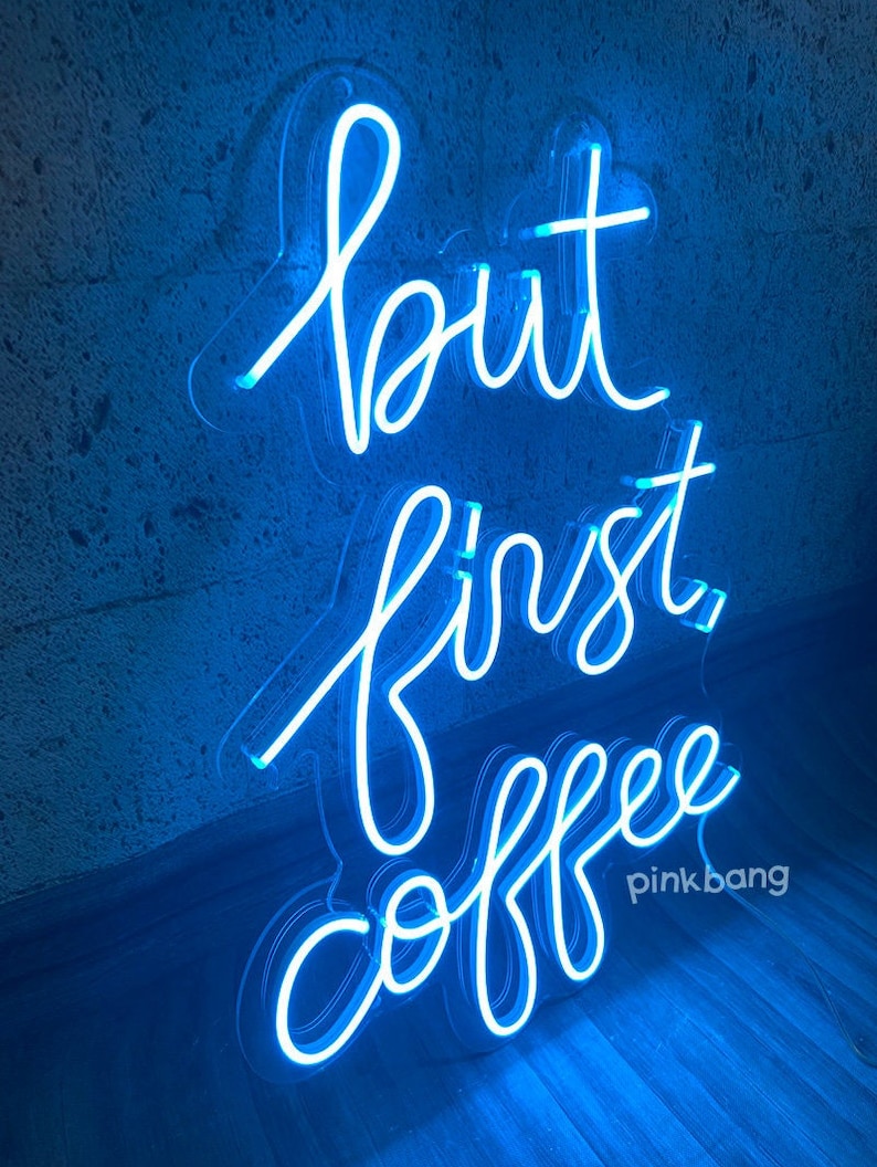 But First Coffee Neon Signcafe Neon Decorationbut First - Etsy