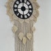 Macrame Wall Clock, Macrame Wood Wall Clock, Boho Style Wall Clock, Bohemian Style Clock ...