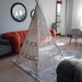 Macrame Teepee, Macrame Tent, Tent Indoor or Outdoor Play or Photoshoot ...