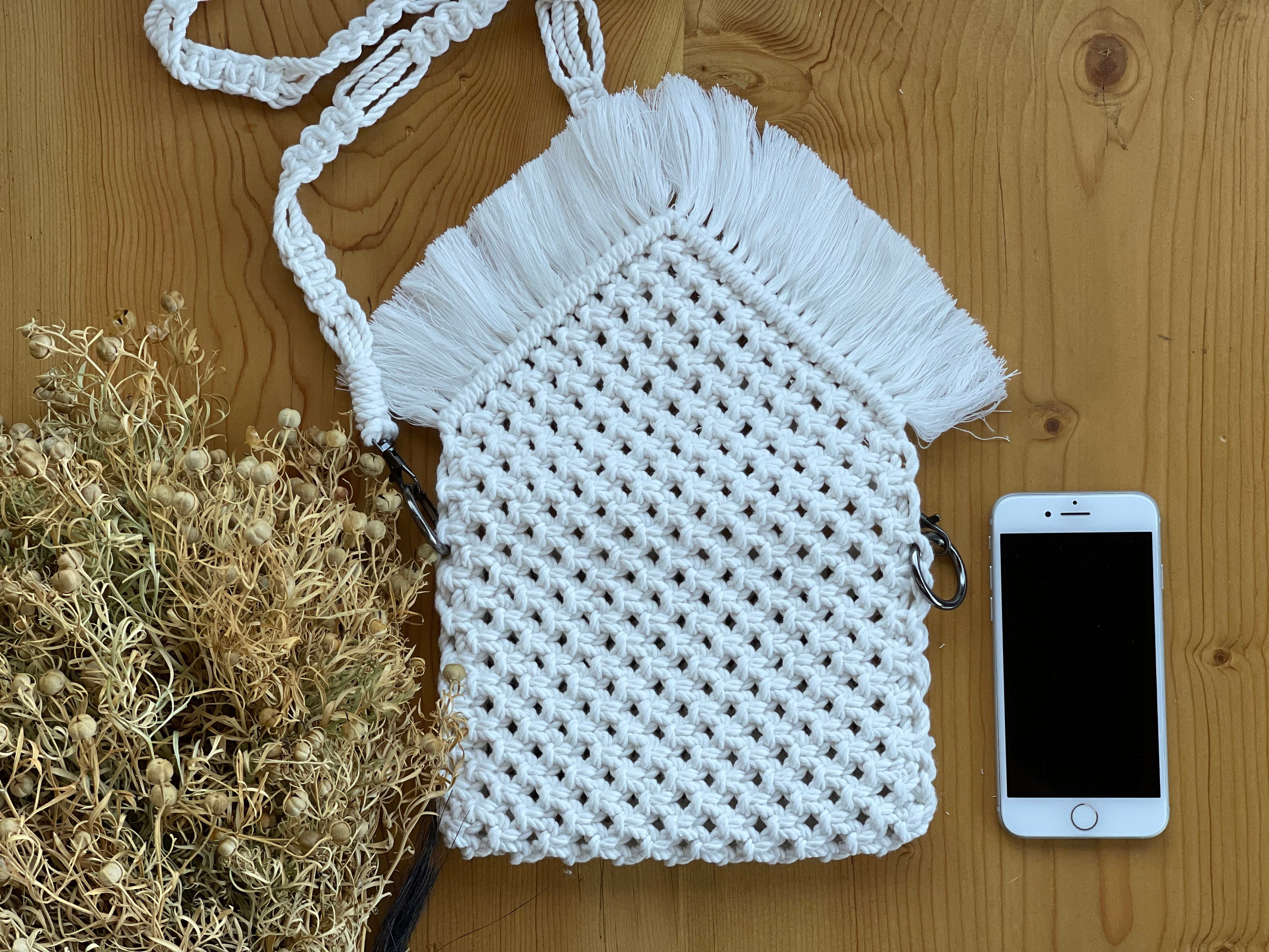 Handmade Macrame Clutch Bagmerino Macrame Bag Boho Macrame - Etsy