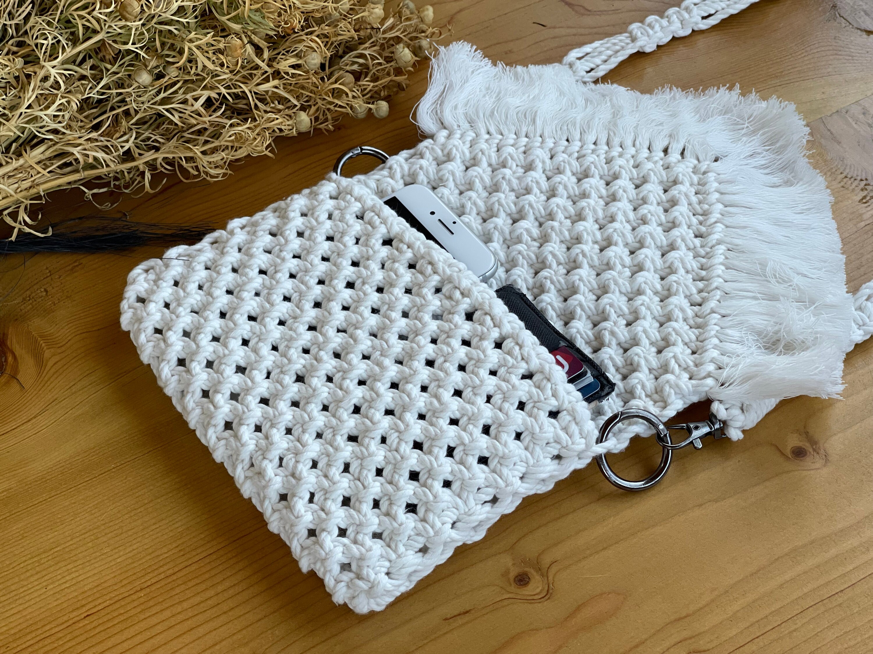 Handmade Macrame Clutch Bagmerino Macrame Bag Boho Macrame - Etsy