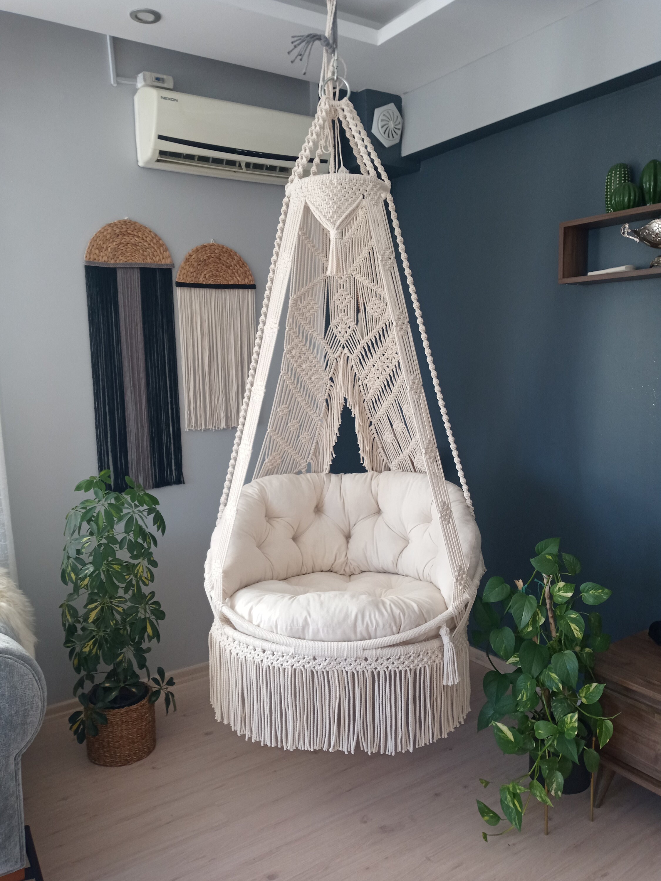 Macrame Swing Hanging Chair Swing Chair Wedding Swing - Etsy