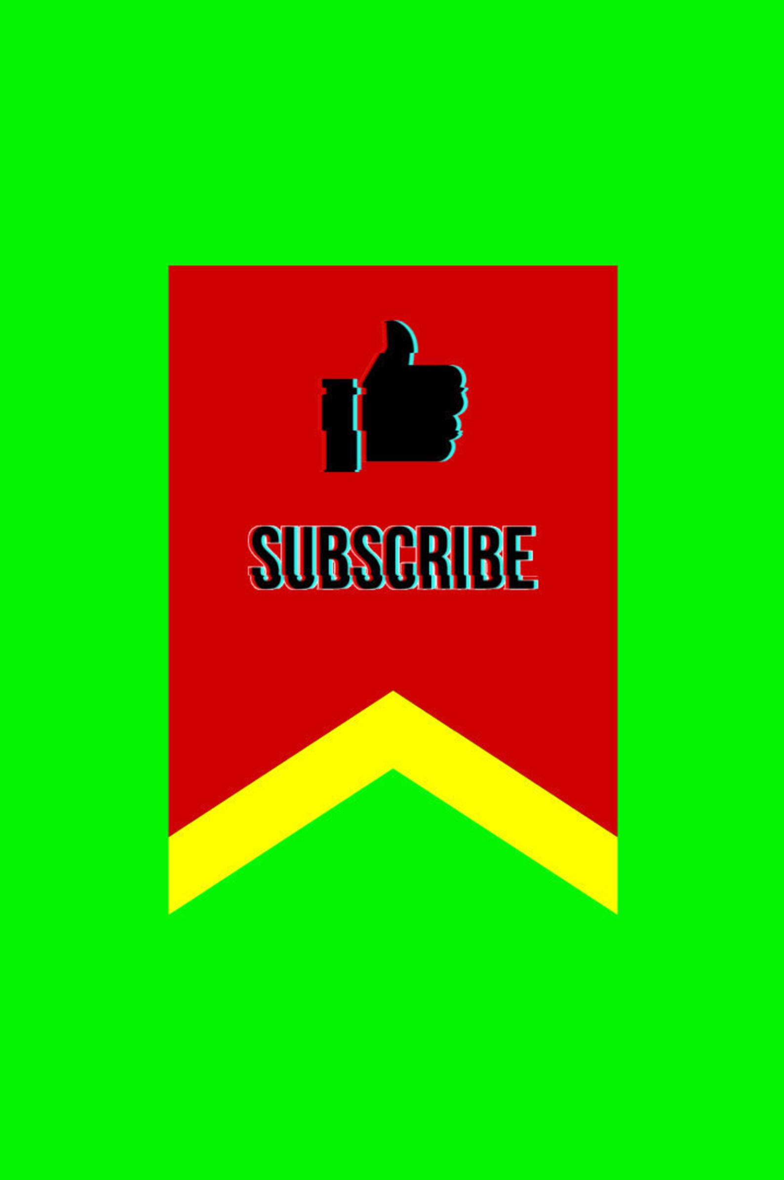 Youtube Like & Subscribe Animation Overlay - Etsy UK