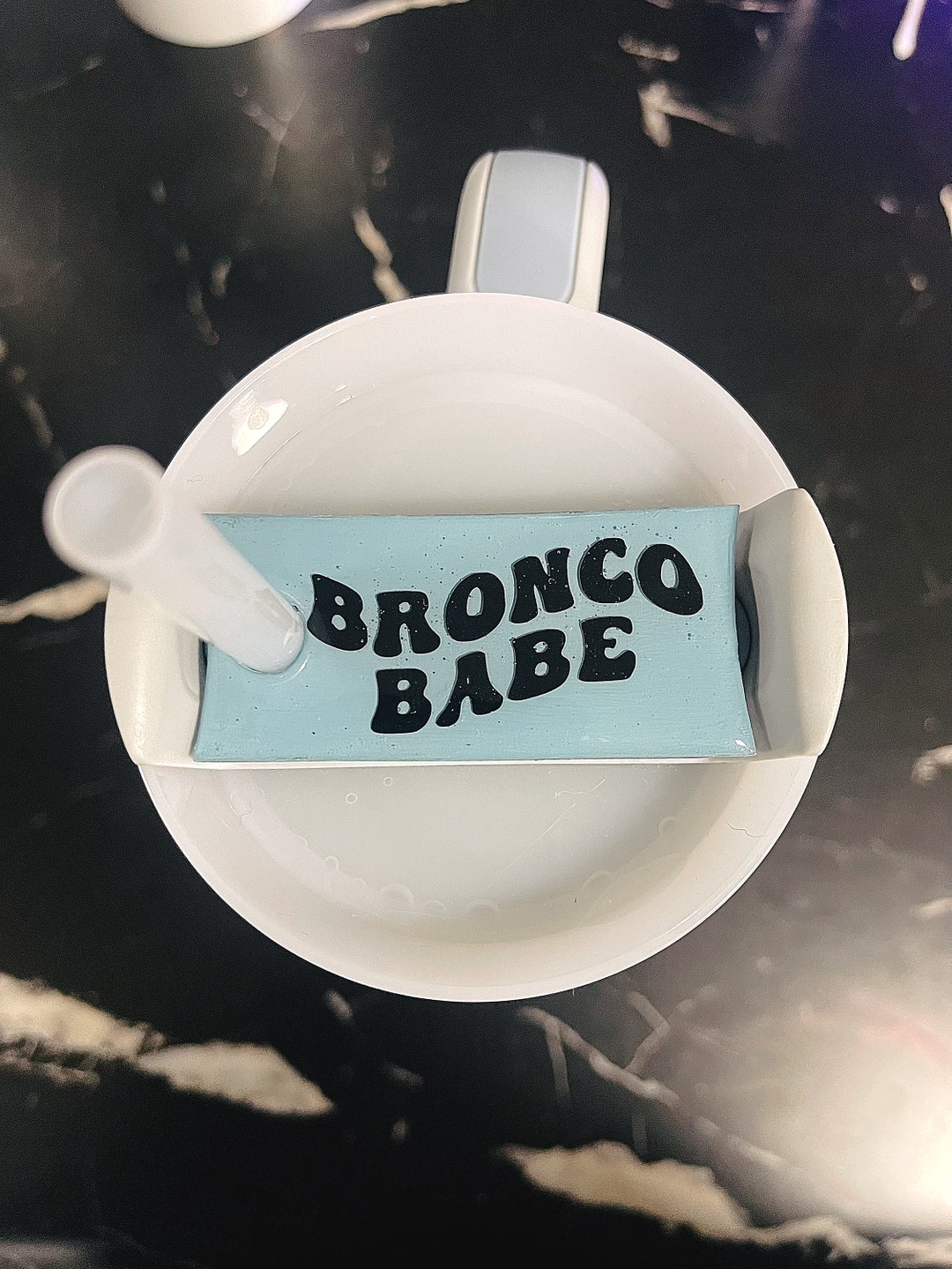 Stanley Cup Tag Epoxy Resin Stanley Name Tag Customizable Name Tag for ...