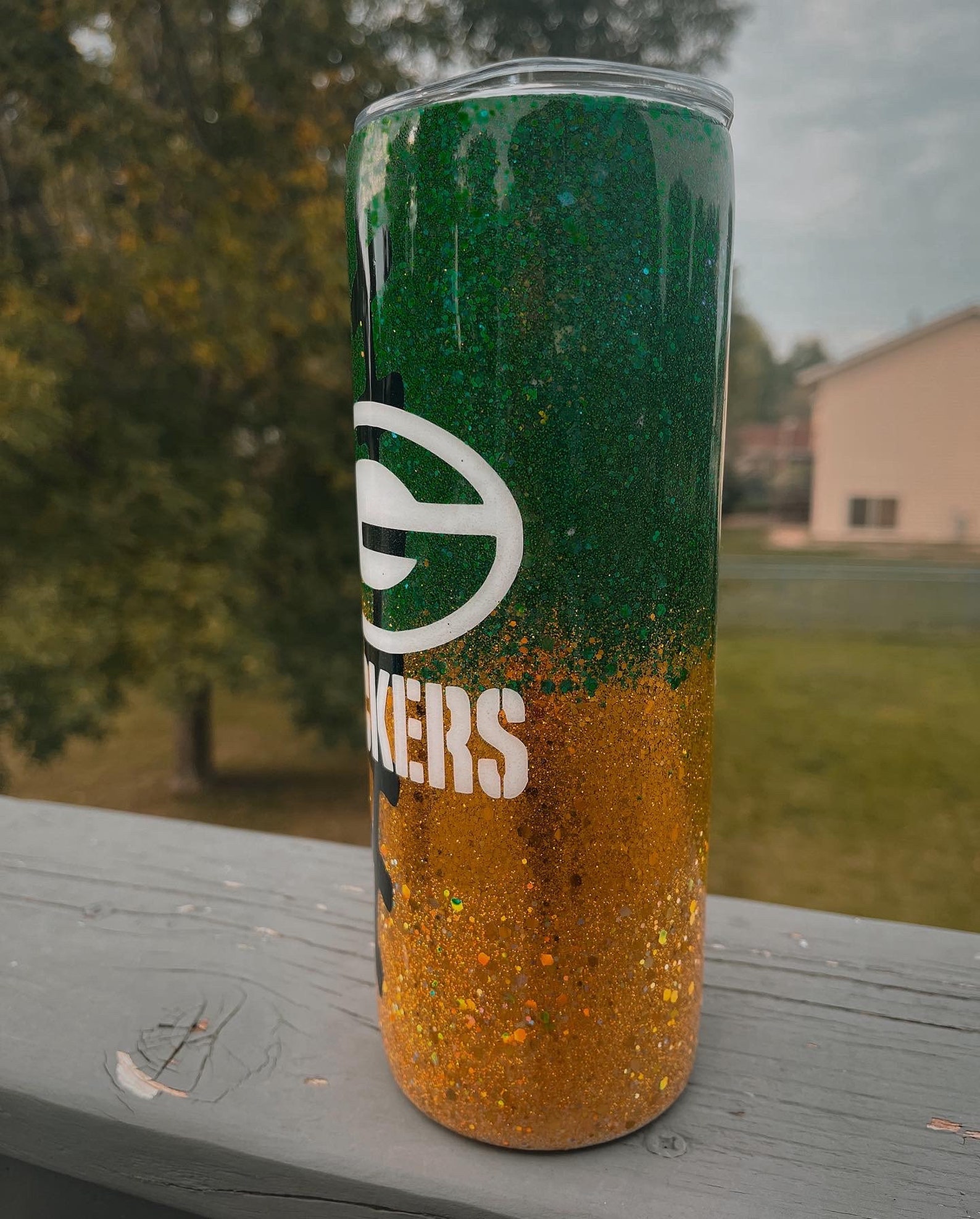 Green Bay Packers Epoxy Resin 20oz Tumbler Green Bay Packers NFL ...