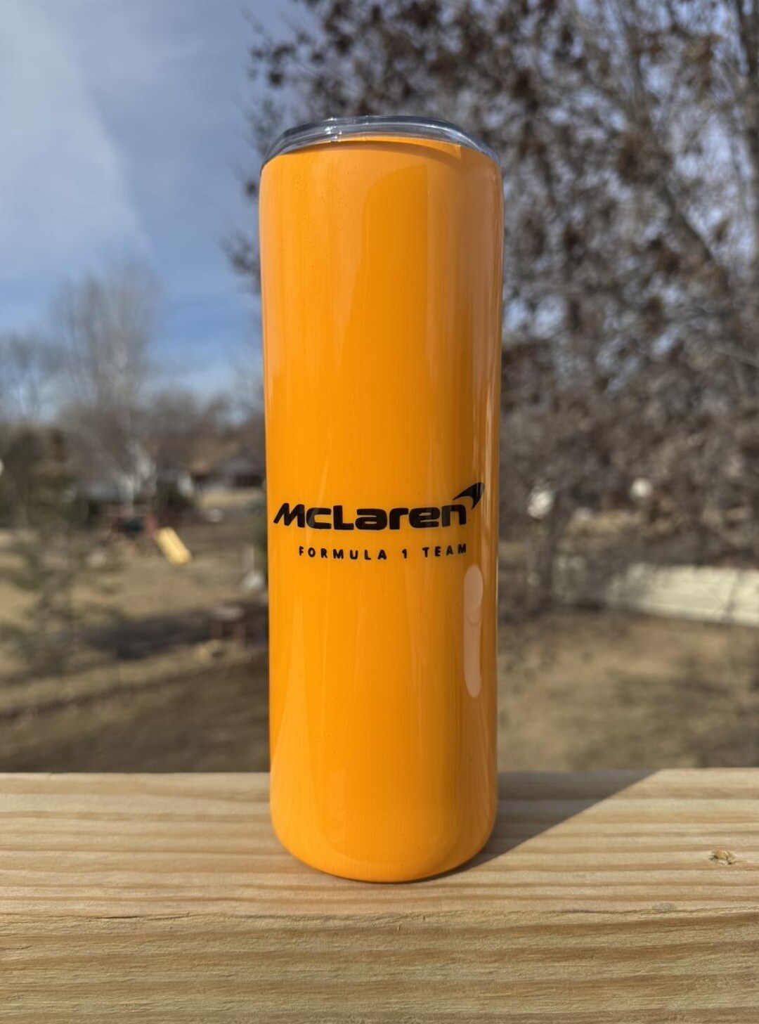 Mclaren F1 Racing Epoxy Resin Tumbler - Etsy