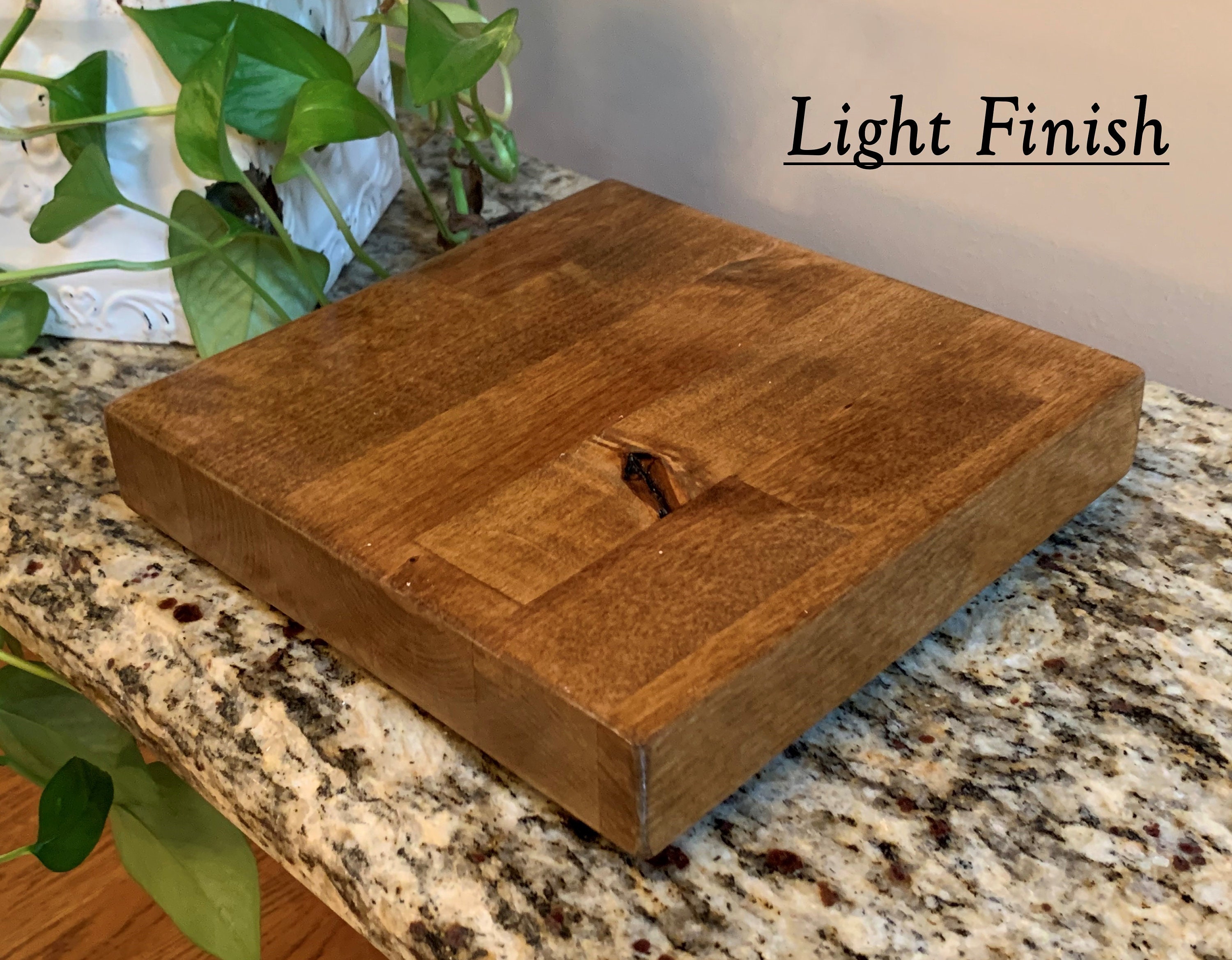 Butcher Block Pedestal Wood Riser 9 X 9 - Etsy