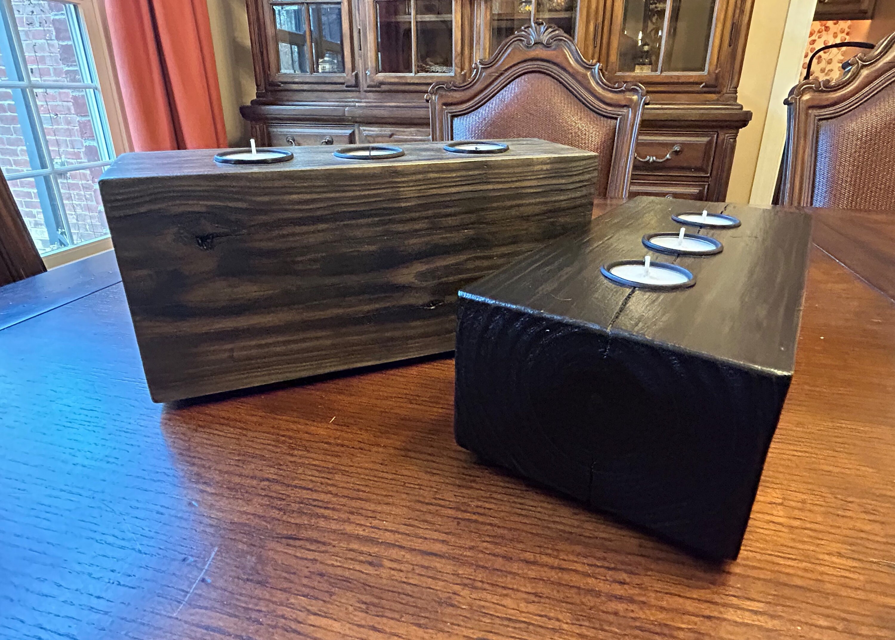 Reclaimed Wood Beam Tea Light Holder Votive Holder Candle - Etsy