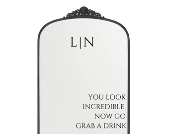 Wedding Selfie Mirror SVG, You Look Incredible, Welcome Mirror, DIY ...