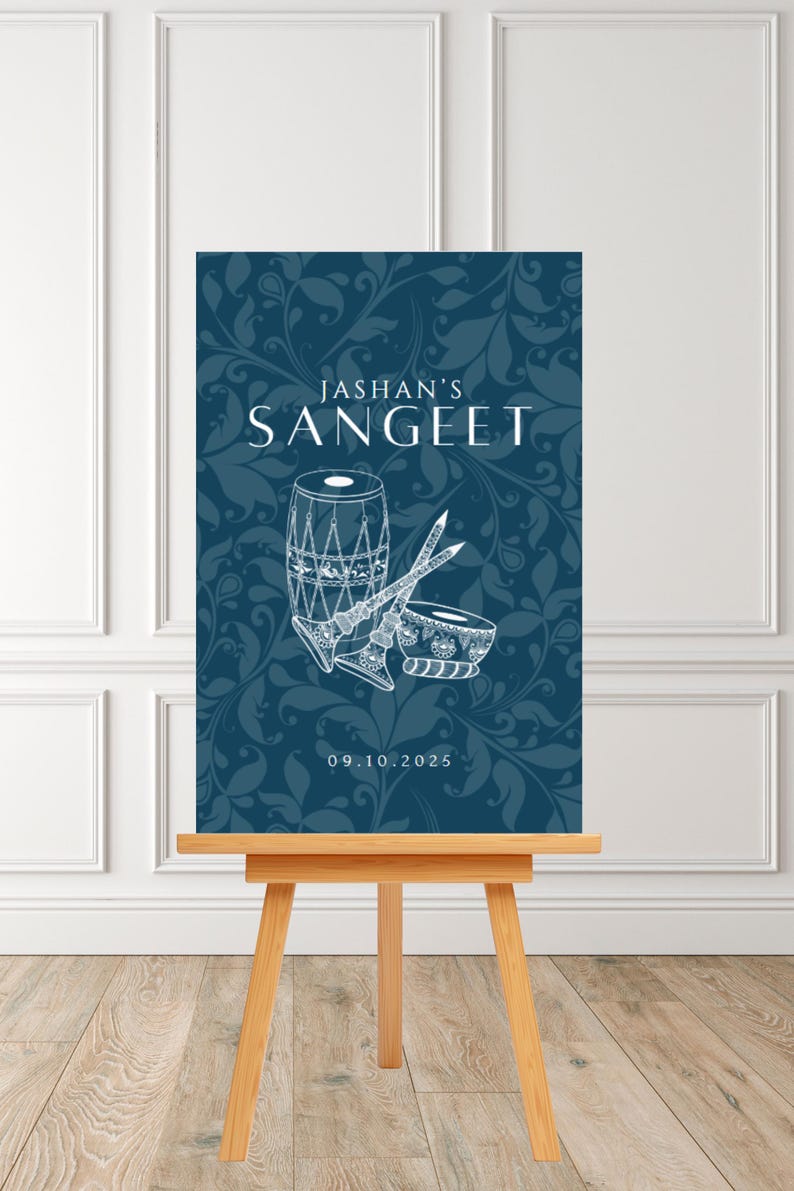 Sangeet Boy Welcome Sign, Sangeet Welcome Sign, Punjabi Wedding Sign ...