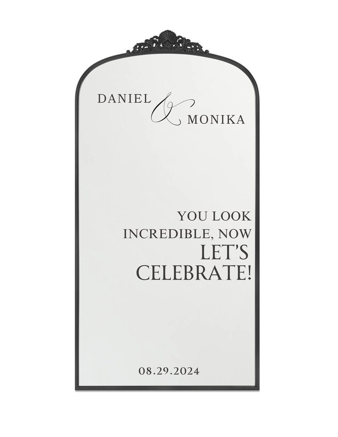 Wedding Selfie Mirror SVG, You Look Incredible, Welcome Mirror, DIY ...