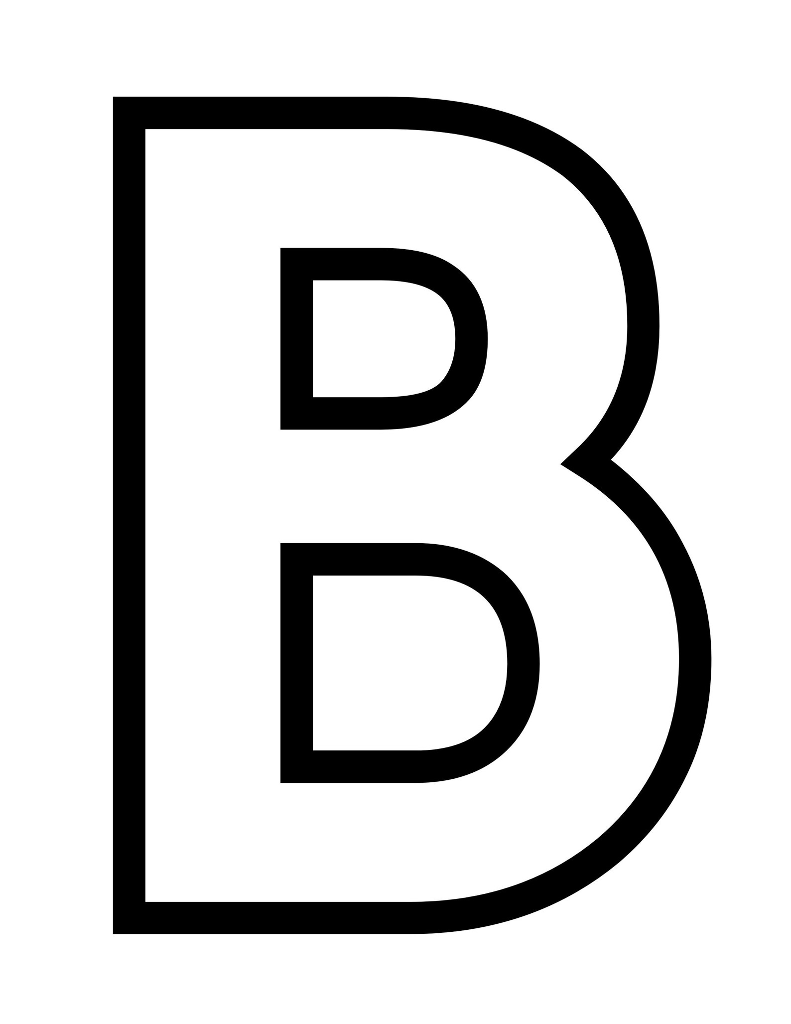 Uppercase Printable Letters A-Z, Alphabet Printable, Capital Letters ...