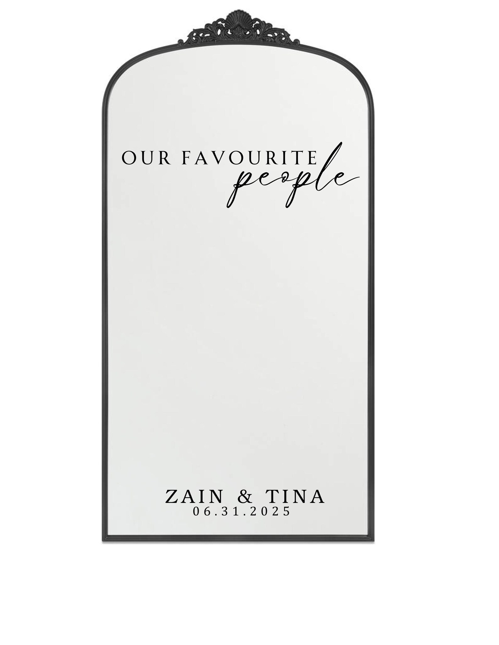 Our Favourite People Mirror SVG, Entryway Mirror Svg File, Welcome ...