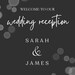 Reception Welcome Sign Template, Classic & Elegant, Modern Welcome to ...