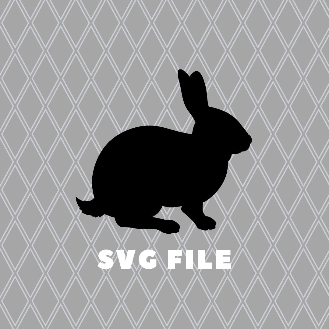 Easter Bunny, Rabbit, SVG File, Instant Digital Download, Bunny Digital ...