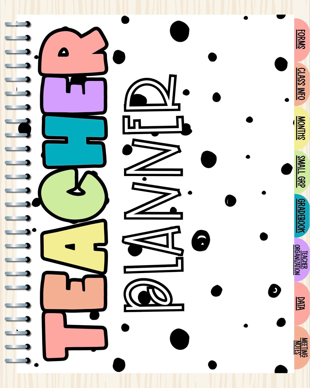 Digital Teacher Planner 22-23 - Etsy