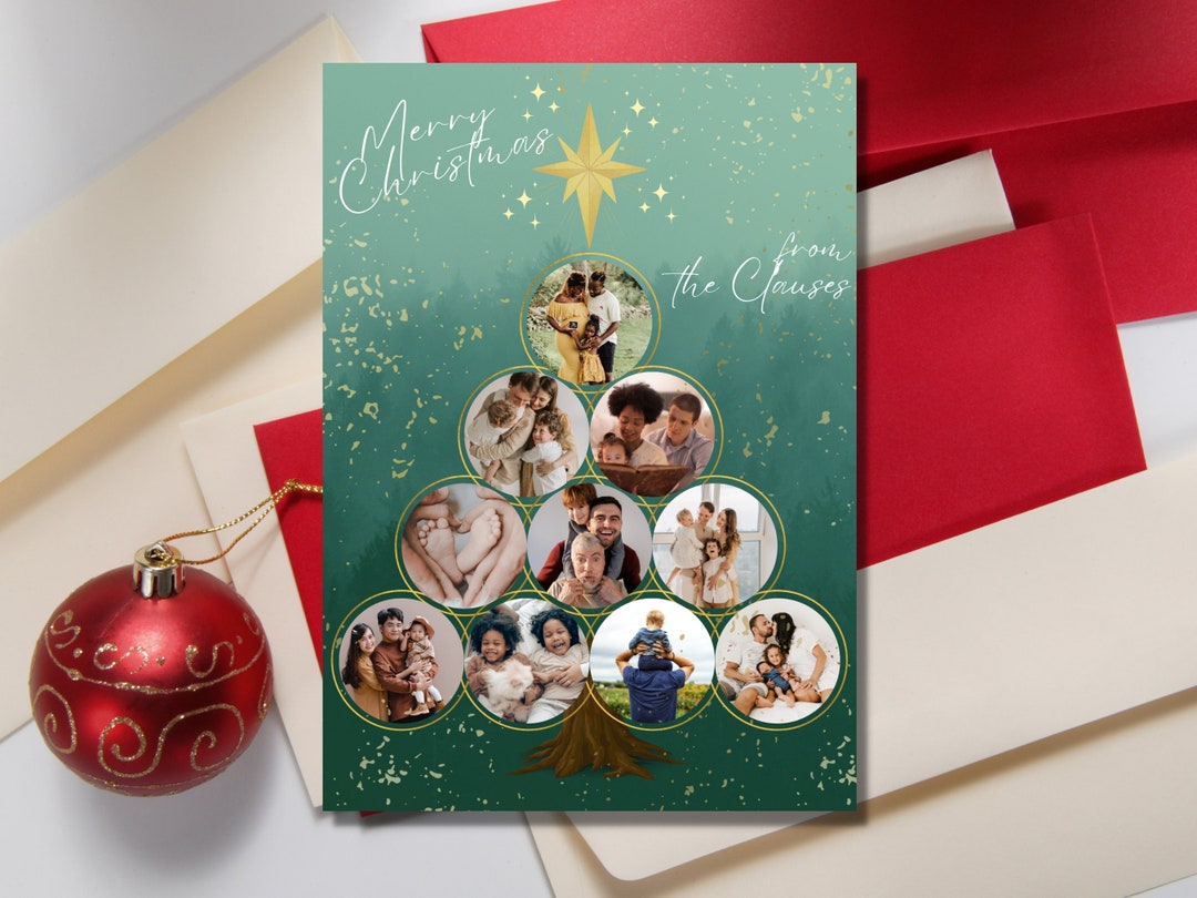 Photo Christmas Card 5X7 | Personalized Christmas Card | Holiday ...