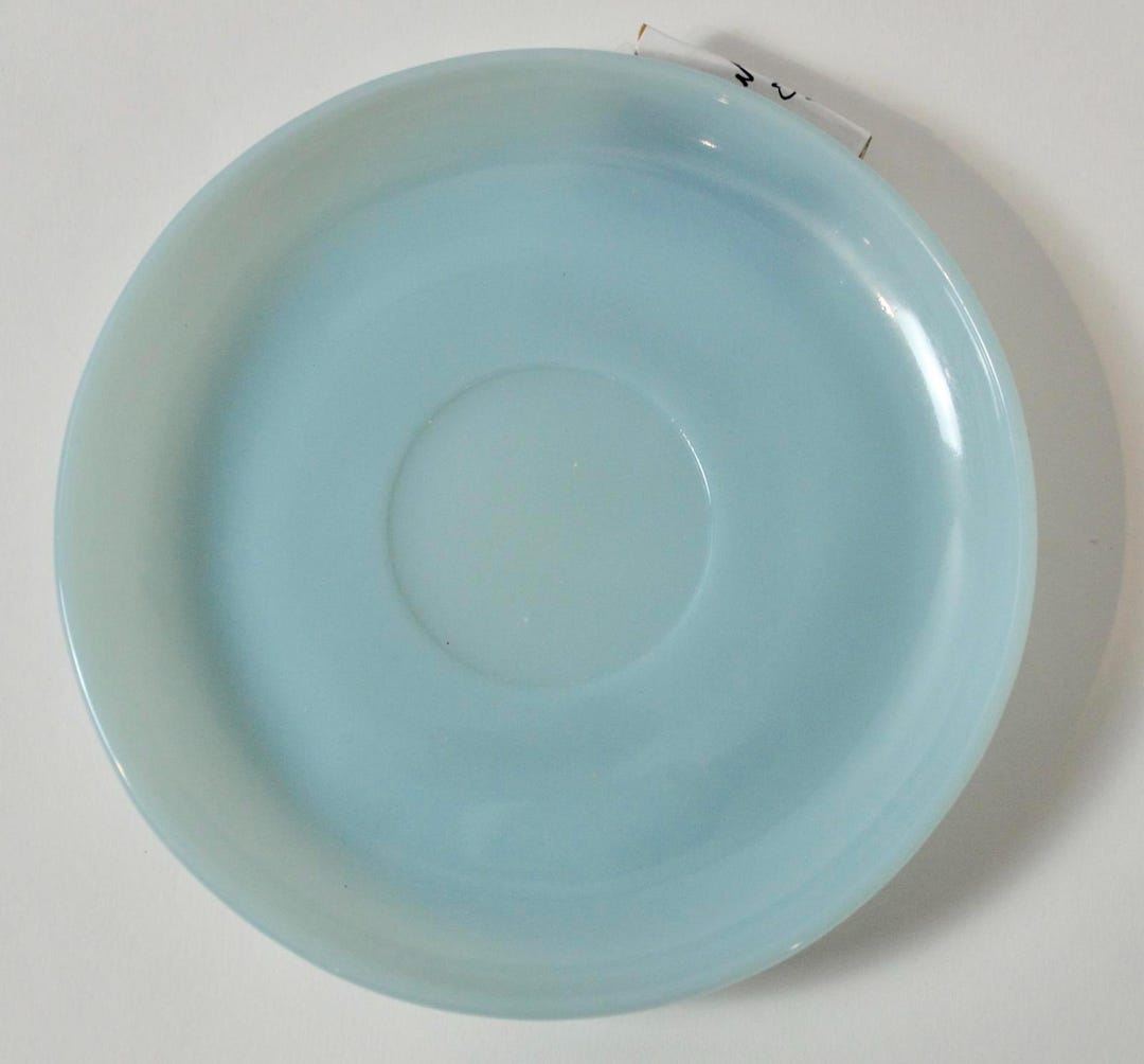 Vintage Fire King Oven Ware Delphite Blue Azurite Saucer Set of 4 - Etsy