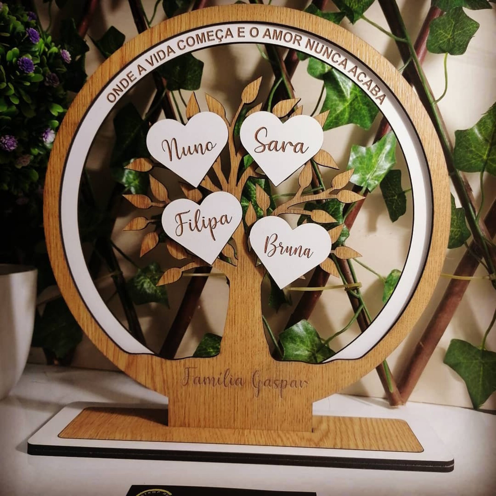 Tree of Life With Family Names | Digital File Cdr Dowload | Mdf Home ...