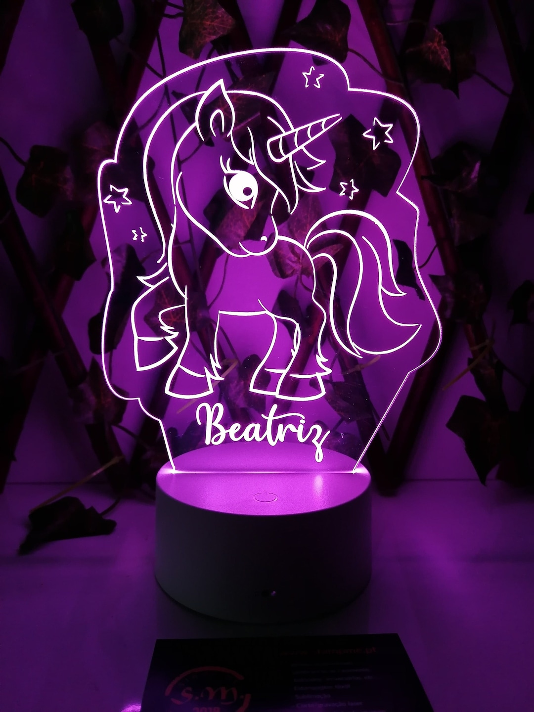 Personalized Unicorn Led Lamp, Kids Bedroom Decor, Gifts for Girls Room ...