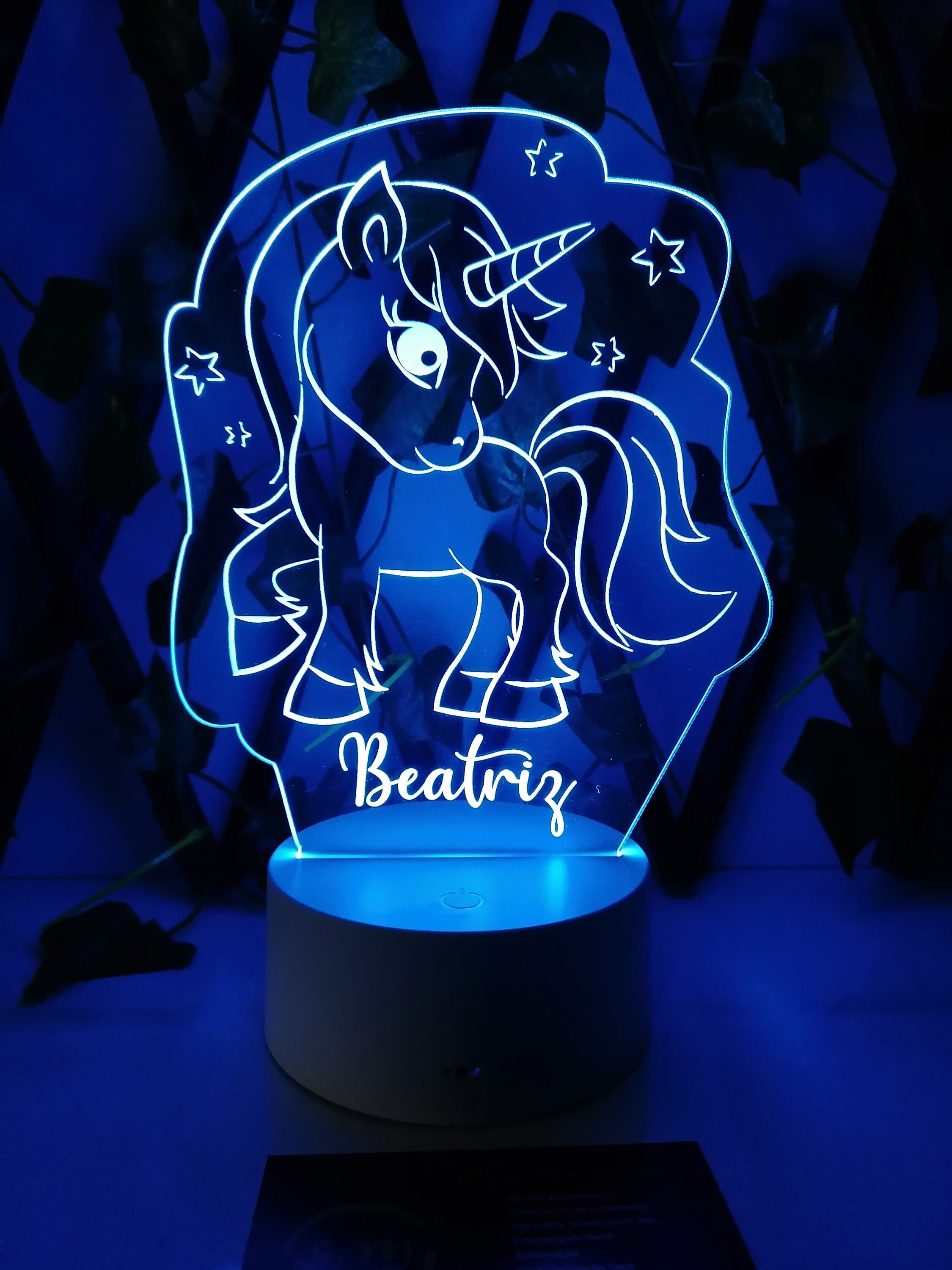 Unicorn Led Lamp Vector Night Light Svg Cdr Dxf Pdf - Etsy