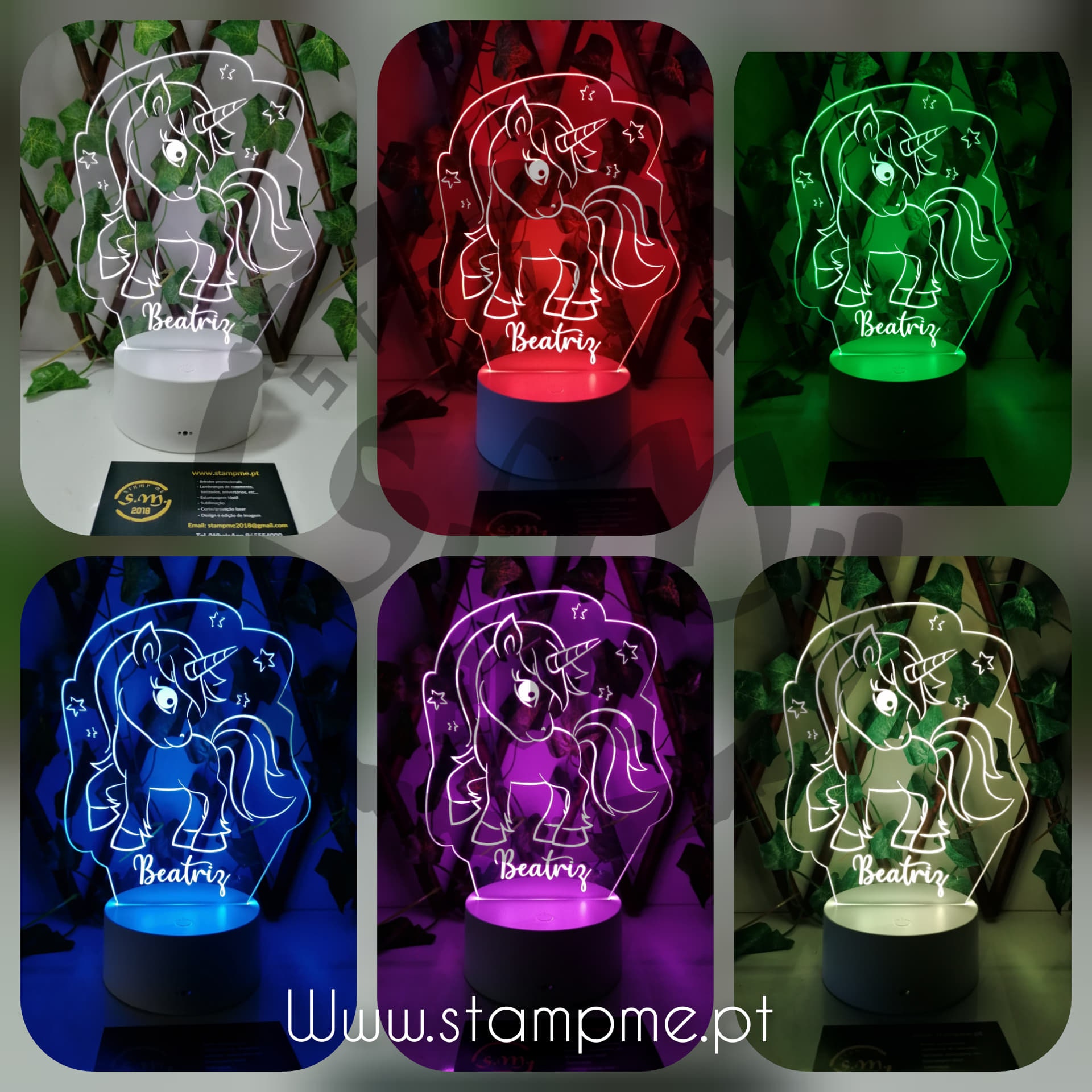 Personalized Unicorn Led Lamp, Kids Bedroom Decor, Gifts for Girls Room ...