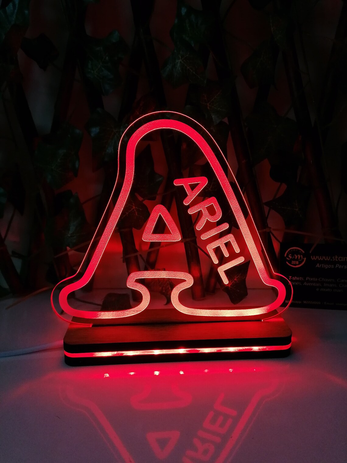 Lampada da notte Alphabet, nome led personalizzato per bambino, lampada ...