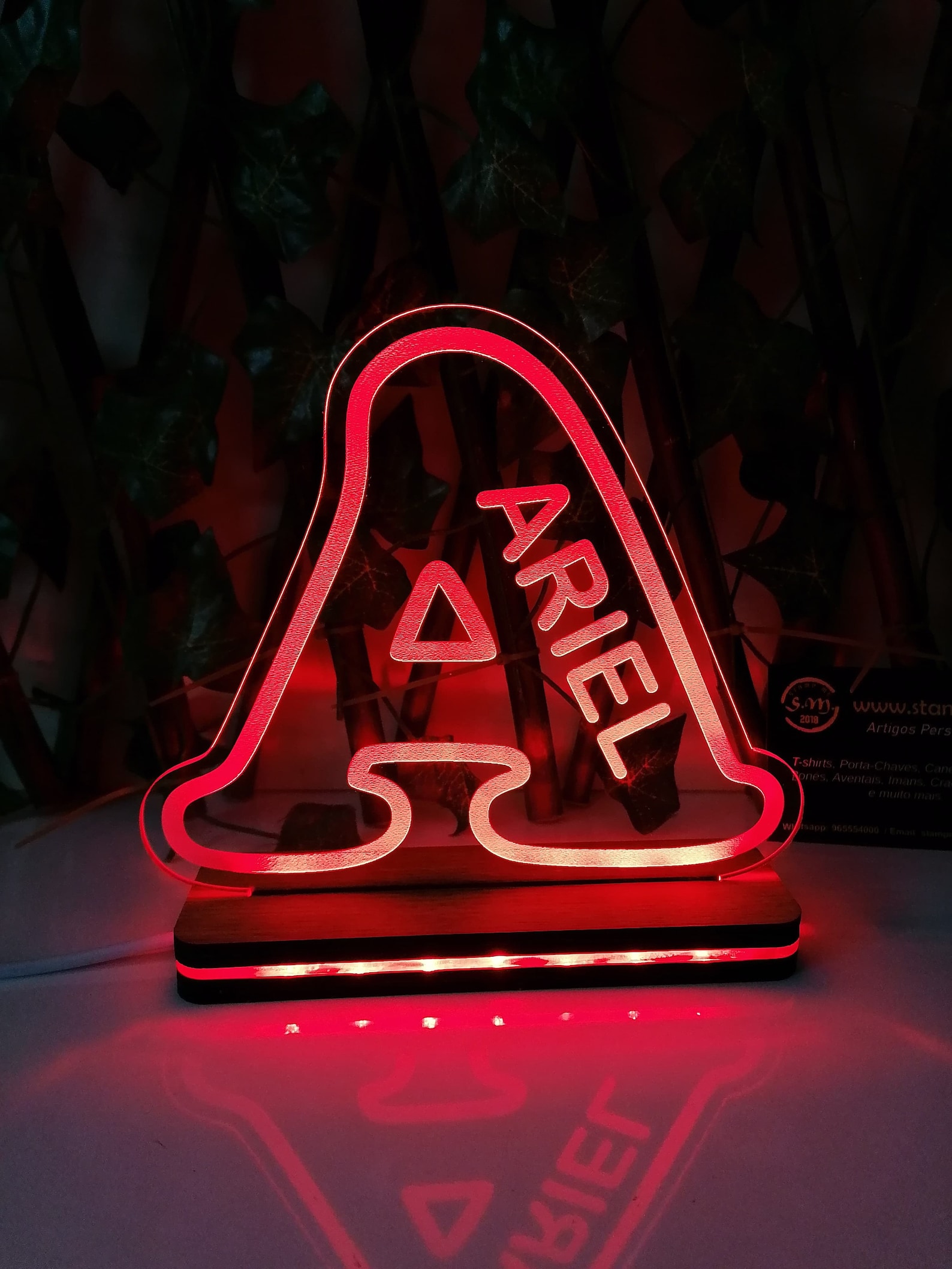 Alphabet Night Lamp, Customized Baby Led Name, Rgb Room Light Lamp ...