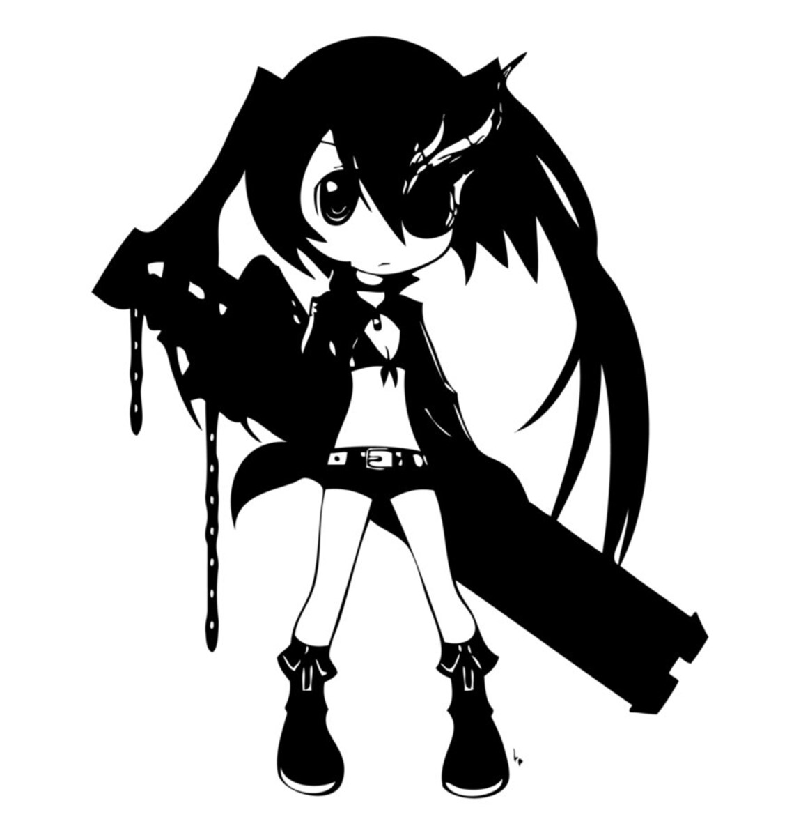 Anime vynil decal calcomanía de coche Anime vector | Etsy