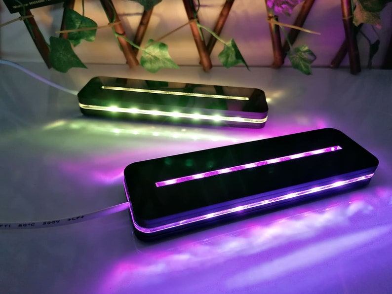 Acrylic Led Base Light Support, Customized 3D Night Light Base LED ...