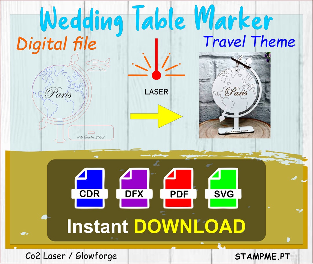 Wedding Table Marker, Digital Instant Download, Table Planning, Seat ...