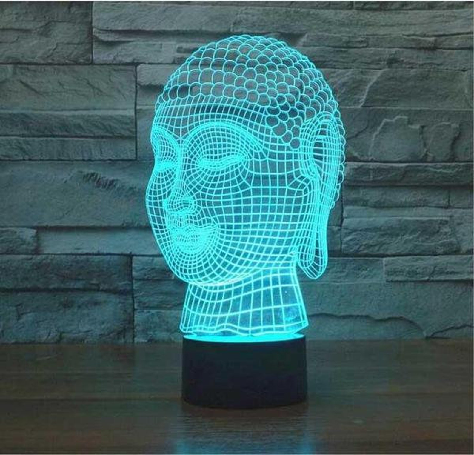 Buddha Led Lamp | Light Yoga | 3d Illusion Buddha | Led Light Night ...