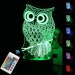 3D Owl Led Acrylic Laser Cut File, Dxf, Svg, Cdr, Pdf Instant Download ...