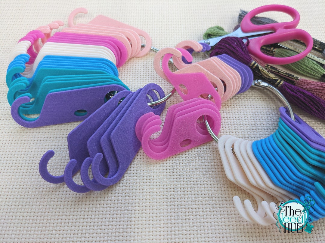 3D Printed Floss Drops for Pegboard: Embroidery Thread Organizer - Etsy
