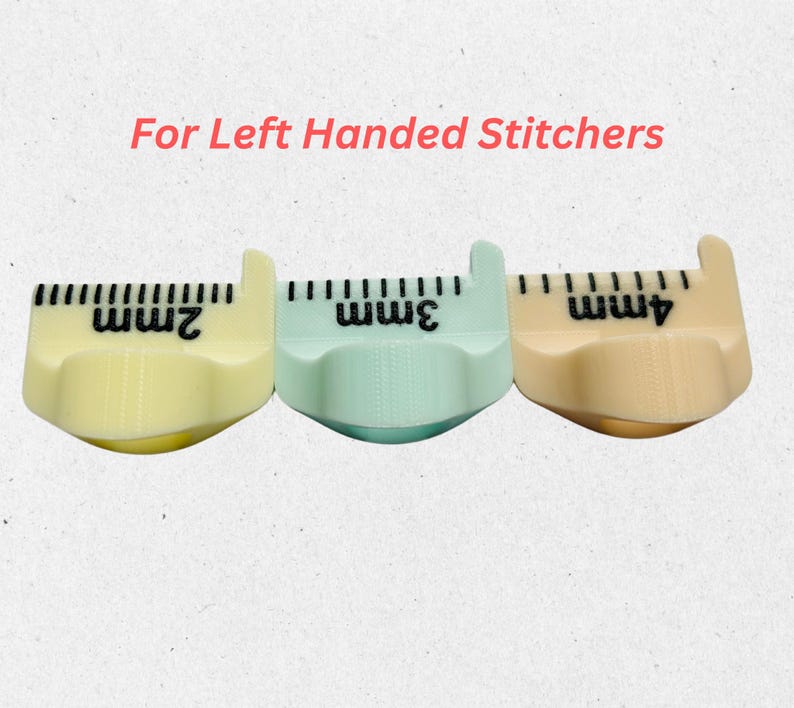 Left-handed Sewing Template: Finger Ruler for Equal Stitches ...