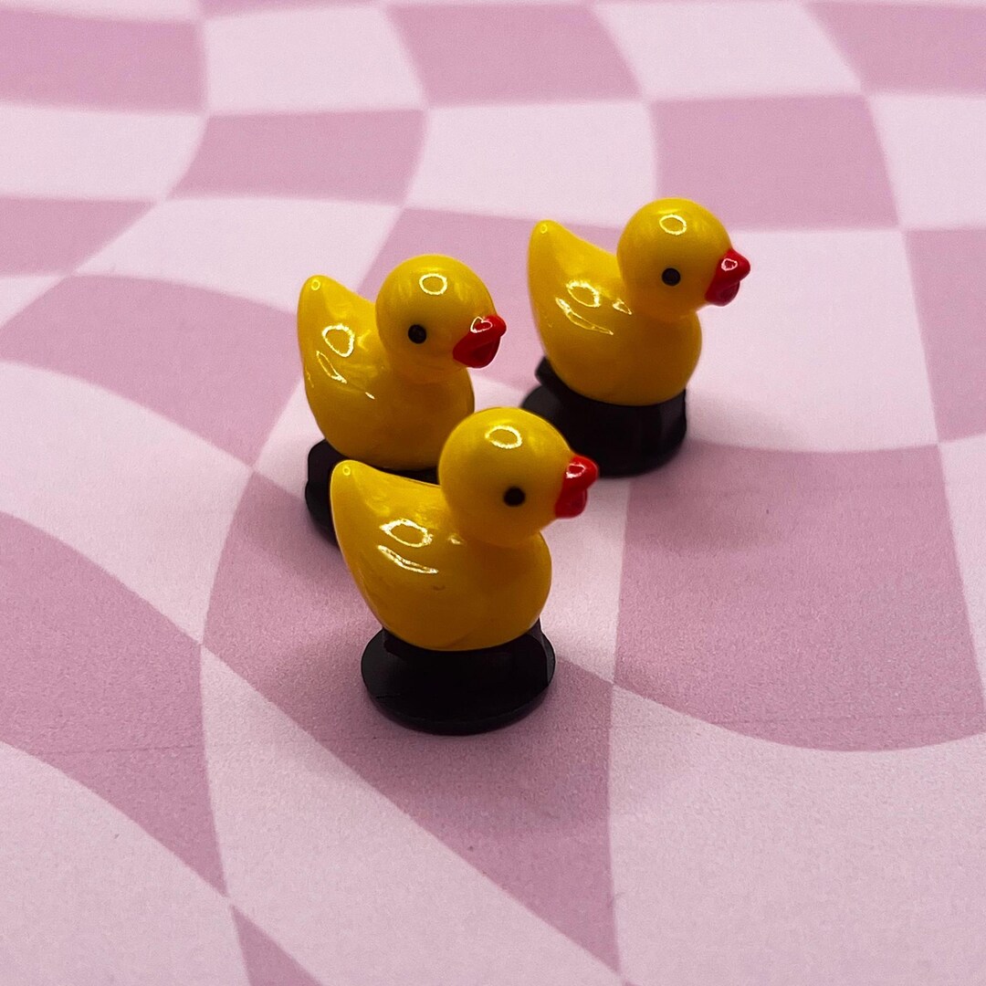 3d Rubber Yellow Duck Crocs Charms, Duck Croc Jibbitz, Rubber Duck Croc ...