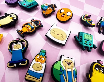 Adventure Time Cartoon Character Shoe Charms - Etsy